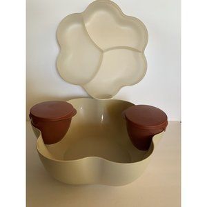Tupperware | Kitchen | Tupperware Open House Chip Dip Bowl Lid Tray ...